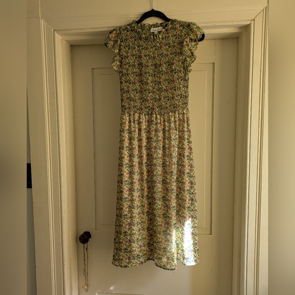 Sweet Rain | Dresses | Rain Cottagecoretwee Midi Dress W Smocking Top ...